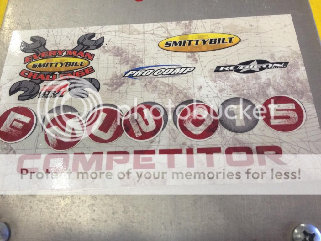 EMC stop checks- stickers | Pirate 4x4