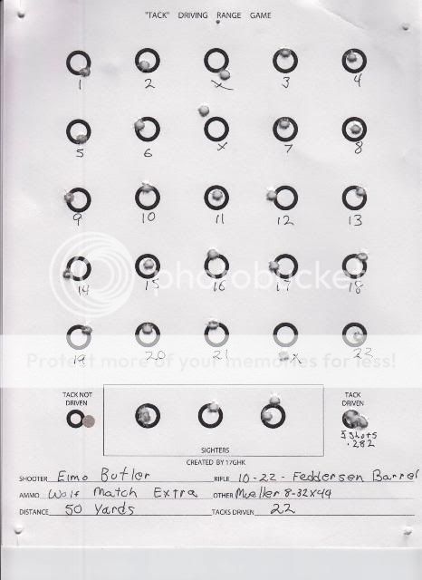 TACK DRIVER GAMES 25, 50, 100 yards | Rimfire Central Firearm Forum